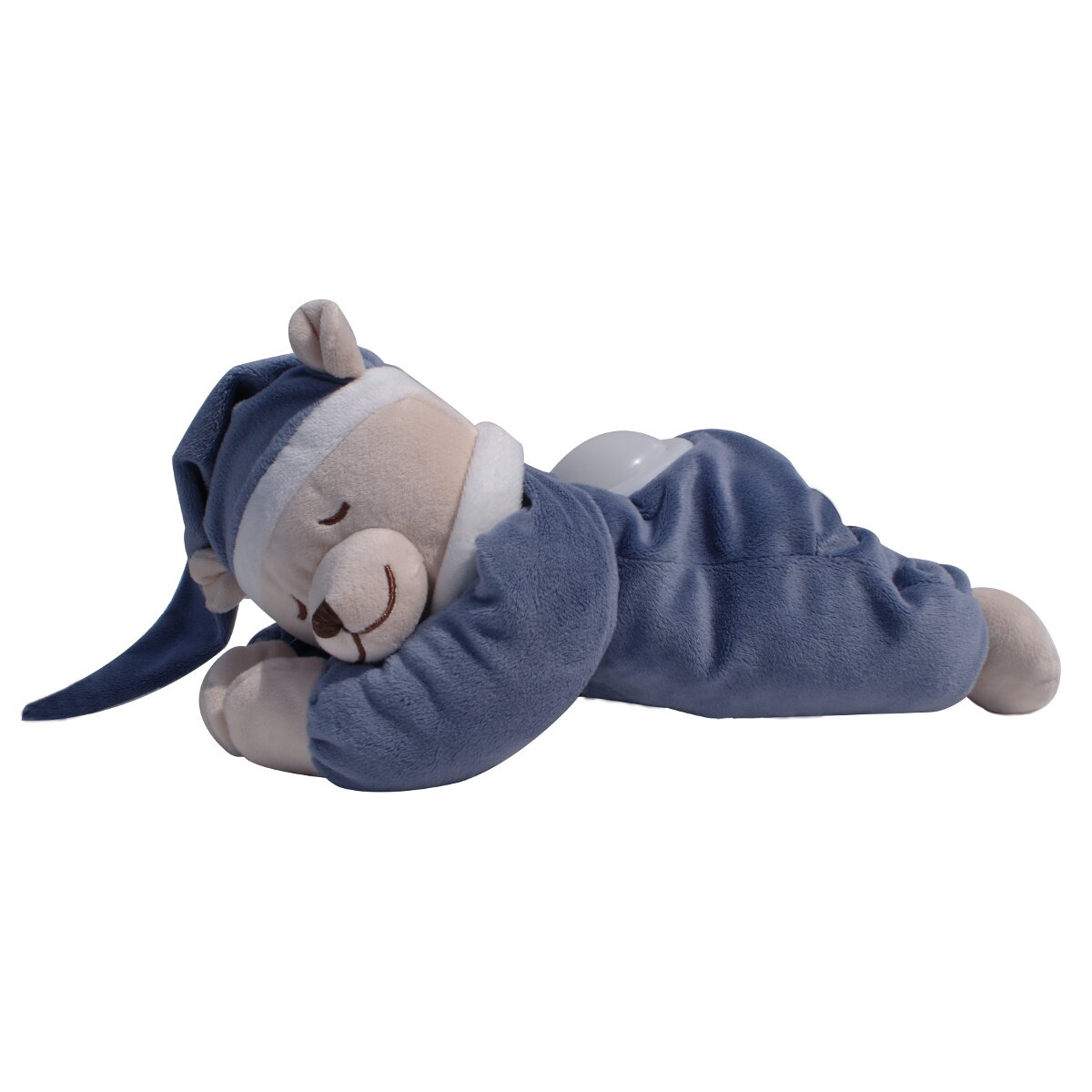 Babiage Doodoo Bär mit Nachtlicht - Jeans - babyprofi.de